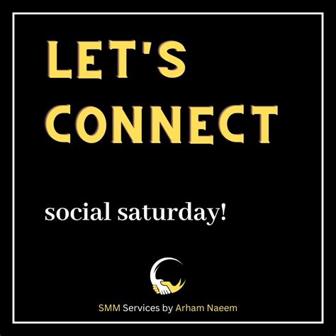 Arham Naeem On Linkedin Letsconnect Socialemediamarketing Socialmediamanager Socialsaturday