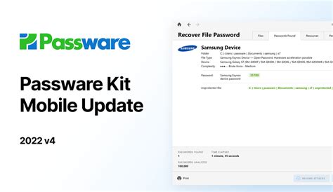Passware Kit Mobile 2022 V4 Now Available Passware Blog