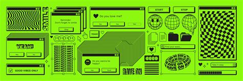 old interface windows retro error message vector image
