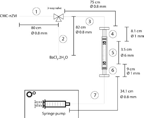 Setup Of The Downward Flow Experiment Download Scientific Diagram
