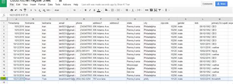 Data Entry Form Integration To Google Sheets