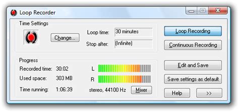 Loop Recorder Sound Recording Software For Windows Webmasters Resources