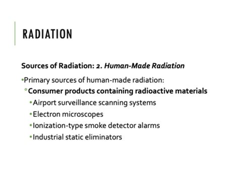 Chapters 2 And 4 Radiation Types Sources And Doses Received Radiation