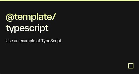 template typescript codesandbox