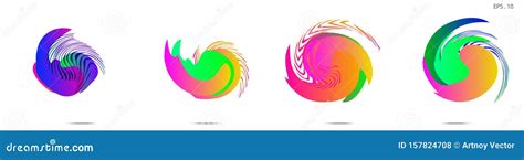 Vortex Vector Background Templates For Logo Design Leaflets Or Presentations Vector