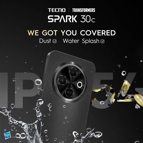 Tecno Mobile Bd On Instagram Tecno Spark30c With Ip54 Water And Dust Resistance Weve Got