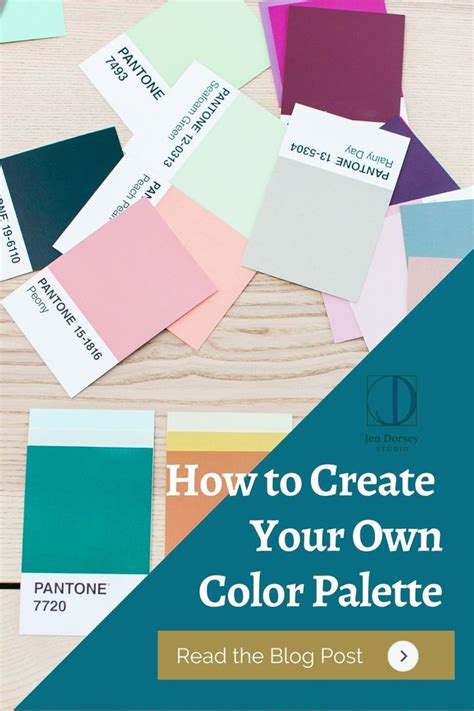 How To Create Your Own Color Palette Jen Dorsey Studio Color