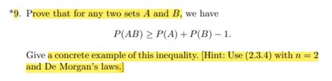 Solved Prove That For Any Two Sets A And B We Have Chegg