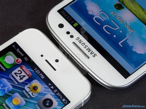 Apple Iphone Vs Samsung Galaxy S Iii Phonearena