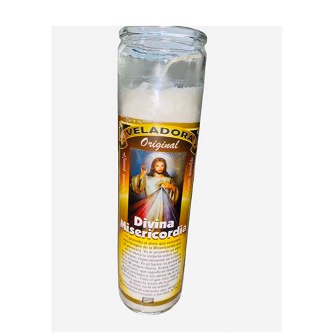Divina Misericordia De Dios Veladora Etsy
