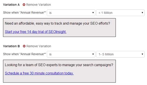 pardot dynamic content example seo funnelove