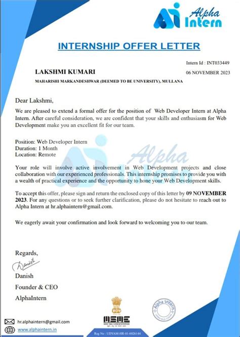 Alphainternship Newbeginnings Careerdevelopment Lakshmi Kumari