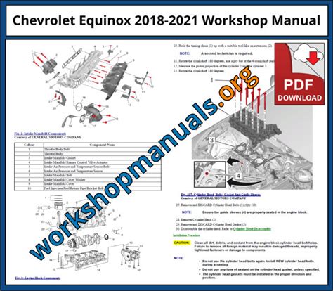 Chevrolet Equinox Workshop And Repair Manual 2018 2021 Wiring Diagrams