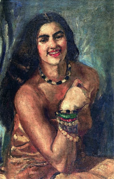 Amrita Sher Gil Self Portrait 7 1930 Wikipedia