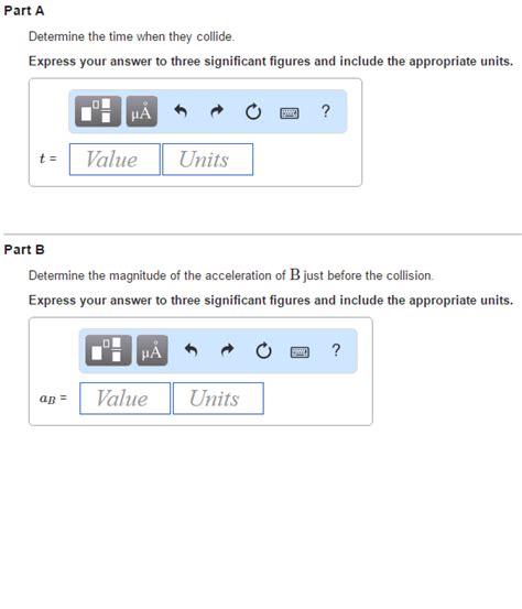 solved the two particles a and b start at the origin o and
