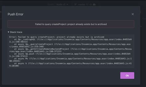 Unable To Push Changes Issue Kong Insomnia GitHub