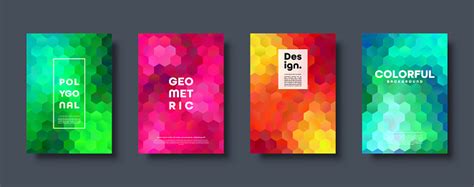 육각형 다각형 추상적 배경 다채로운 삼각형 그라데이션 디자인 낮은 폴리 육각형 모양 배너 벡터 일러스트레이션 3차원 형태에 대한 스톡 벡터 아트 및 기타 이미지 Istock