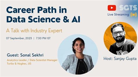Sonal Sekhri On Linkedin Know Career Path And Opportunities In Data