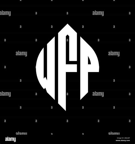 Wfp Circle Letter Logo Design With Circle And Ellipse Shape Wfp