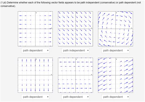 solved determine whether each of the following vector fields