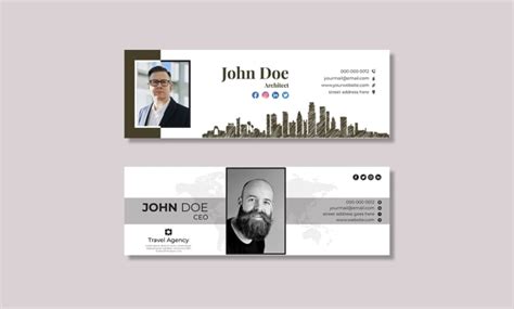 do static and clickable html email signature by edit 17 fiverr