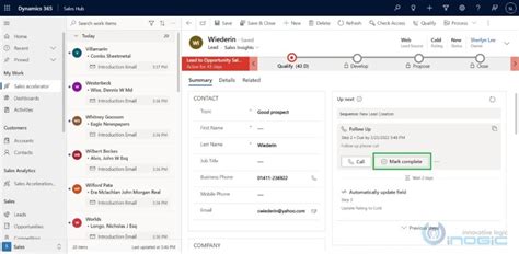 Inogic على Linkedin Perform Activities From Sequence Step In Sales