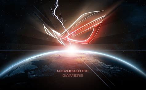 Asus Rog Republic Of Gamers Windows 11 10 Theme Themepack Me
