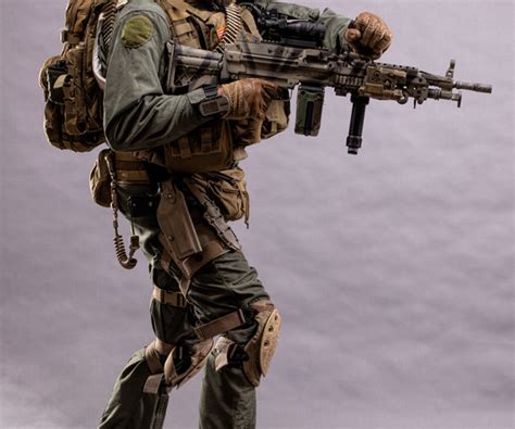 Artstation Pose Reference Pack Modern Soldier 02 Resources
