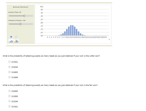 solved 15 flipping coins and the binomial distribution and