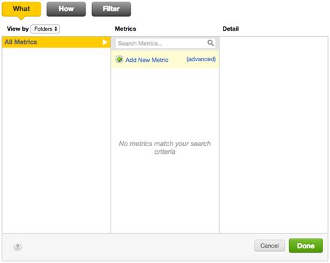 creating metrics and reports gooddata platform classic