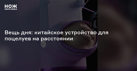 Вещь дня: китайское устройство для поцелуев на расстоянии — Нож
