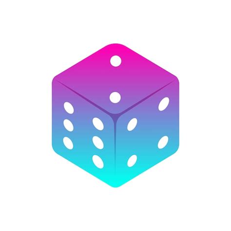 Premium Vector | Colorful Rolling Dice Cube Isolated Vector Illustration