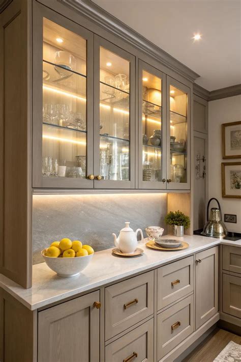 18 Modern Glass Kitchen Cabinet Ideas To Inspire Vervilla