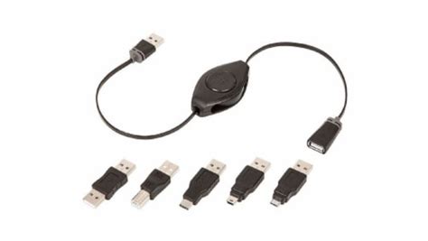Retrak Premier Series Travel Accessories Retractable Universal Usb Cable Kit Ft Fred Meyer