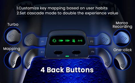 Programmable Back Paddles For PS5 Controller Rise 4 0 Remap Kit For PS5 Controller BDM 010