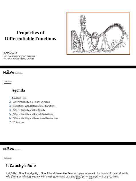 14 Properties Of Differentiable Functions Pdf Derivative Function Mathematics