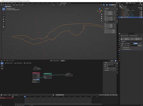 Project Curve On Animated Mesh Animation And Rigging Blender Artists Community
