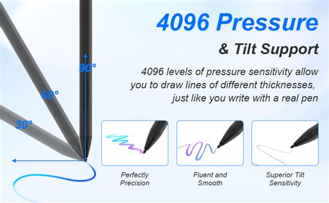 Stylus Pen For Microsoft Surface30mins Fast Charging Surface Pen4096 Pressure