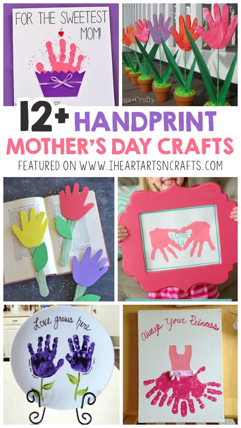 Handprint Mothers Day Crafts Copy Handprint Canvas Ideas Mommy And