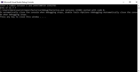 is there a way to factorize large numbers in c stack overflow