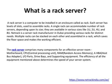 PPT What Is Rack Server PowerPoint Presentation Free Download ID 10511392