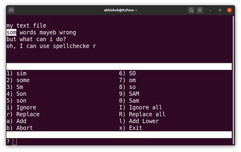 3 Commands To Spellcheck In Linux Command Line