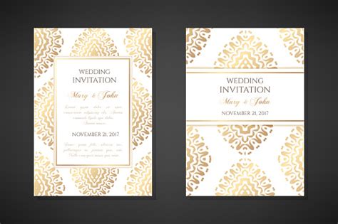 결혼식 초대장 서식 파일이입니다 장신구와 흰색 배경 디자인을 커버 벡터 복사 공간 장식 세로 포스터입니다 결혼 의식에 대한 스톡 벡터 아트 및 기타 이미지 Istock