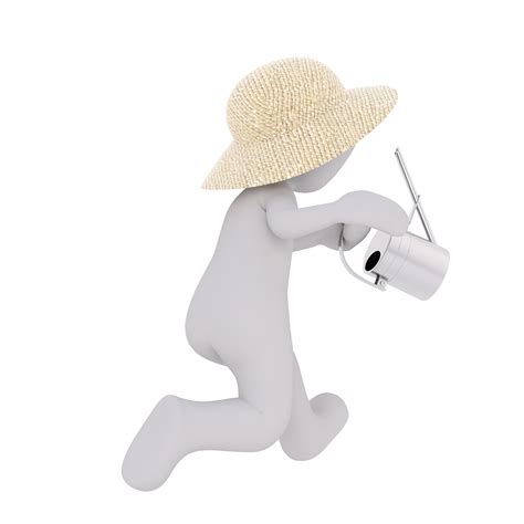 무료 이미지 화이트 외딴 먹이 손가락 꽃들 생성물 수염 주조 수컷 만화 주스 주전자 백인 남성 3d 모델 전신 무료 이미지 물을 수있는 3d