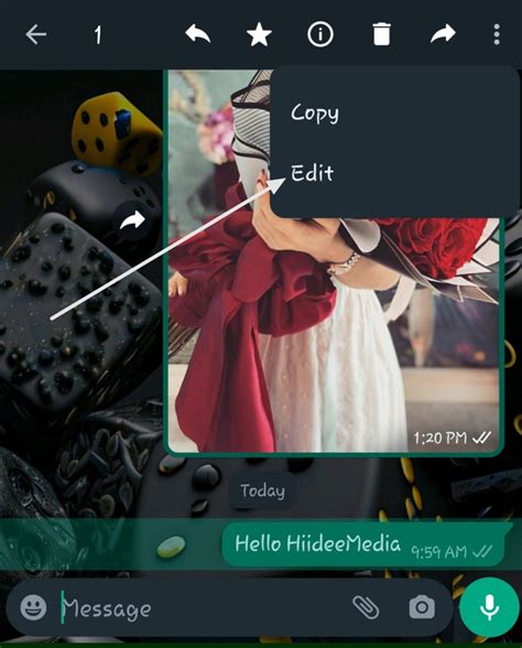 how to edit whatsapp messages after sent hiideemedia