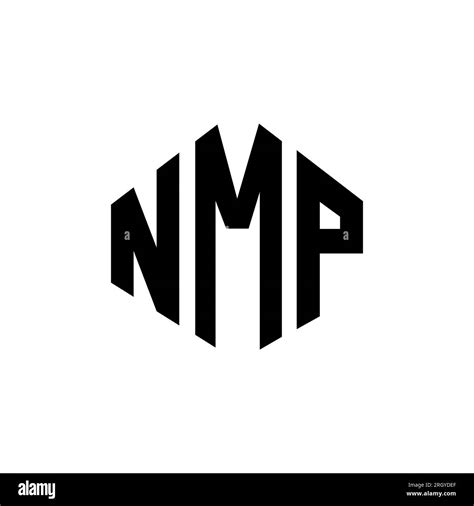 Nmp Letter Logo Design With Polygon Shape Nmp Polygon And Cube Shape Logo Design Nmp Hexagon