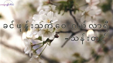 ခင်ဖုန်းသက်ဝေဂယ်လာရီ သန်းတင့် Youtube