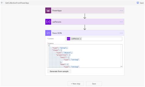 Power Platform Pass Json Collection From Canvas App To Power Automate