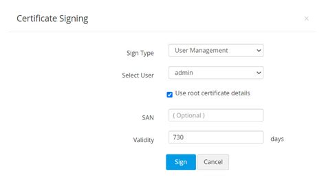 Manage SSL Certificates