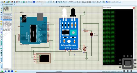 Ir Proximity Sensor Simulation In Proteus Software Microdigisoft On Tumblr